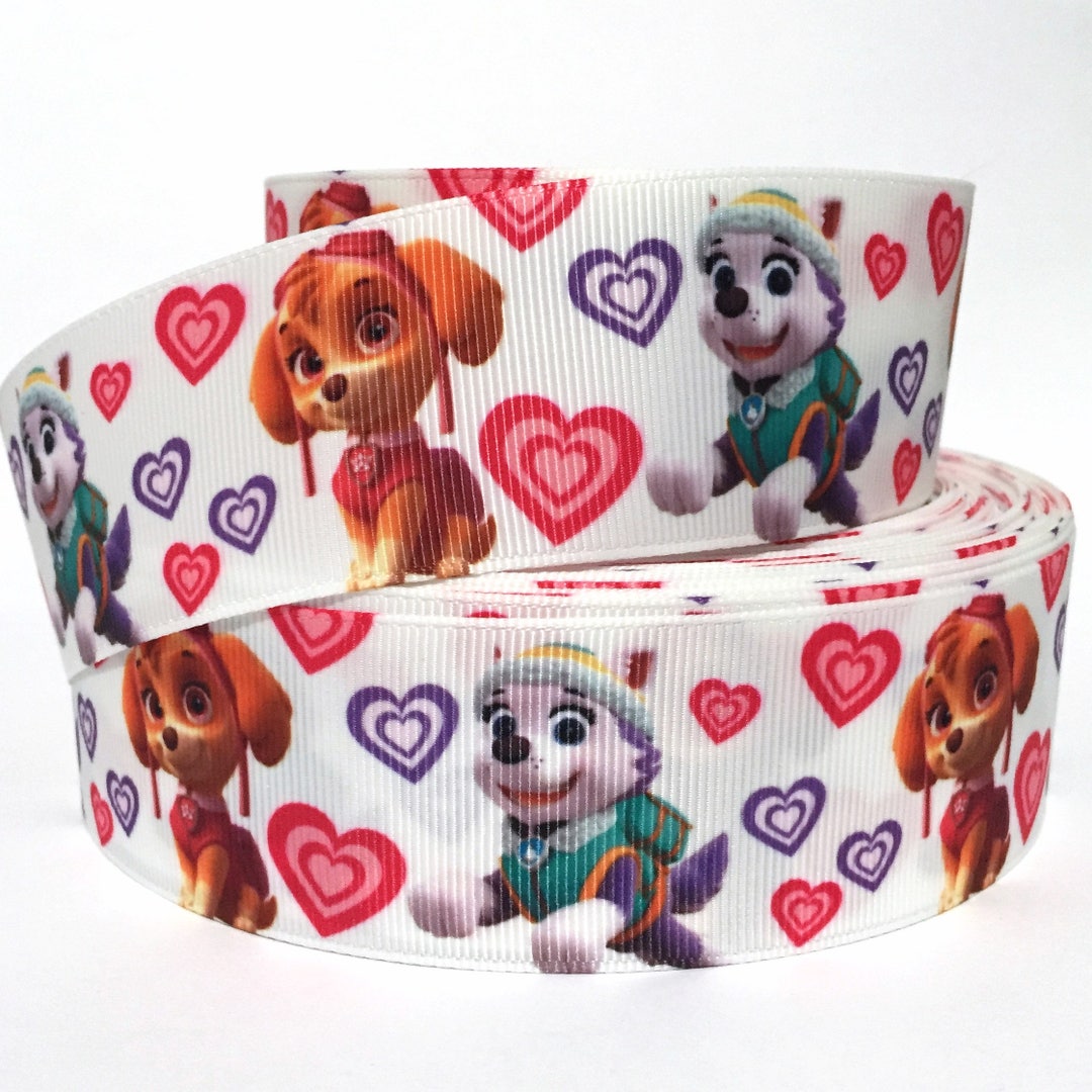 GROSGRAIN RIBBON 5/8", 7/8", 1.5", 3" Dogs Printed by the Yard ( Buy ...