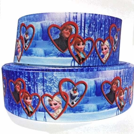 Grosgrain Ribbon 1.5 Frozen Princess Elsa Anna Olaf | Etsy