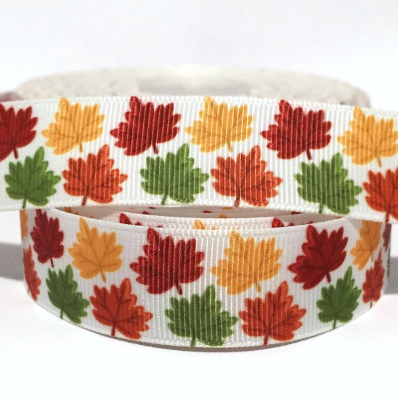 5/8 Fall Grosgrain Ribbon - Etsy
