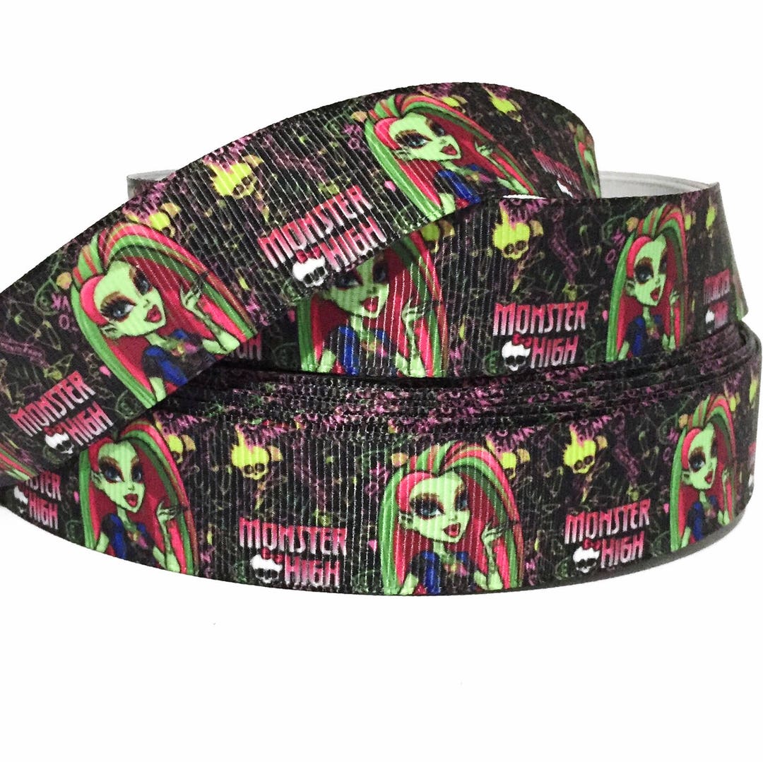 Grosgrain Ribbon 7/8" Monster High Princess M12 Printed Halloween ...