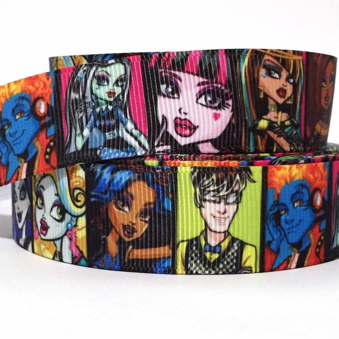 Grosgrain Ribbon 7/8 Monster High Princess Cartoons M6 - Etsy