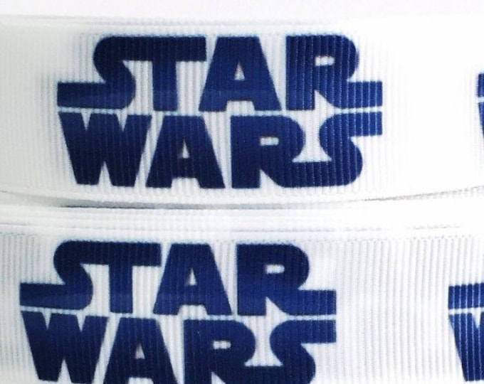 Star Wars 1 Grosgrain Ribbon Star Wars Ribbon Star - Etsy