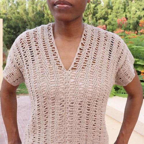 Open Waves Top Crochet Pattern Women's Top Summer Wear - Etsy
