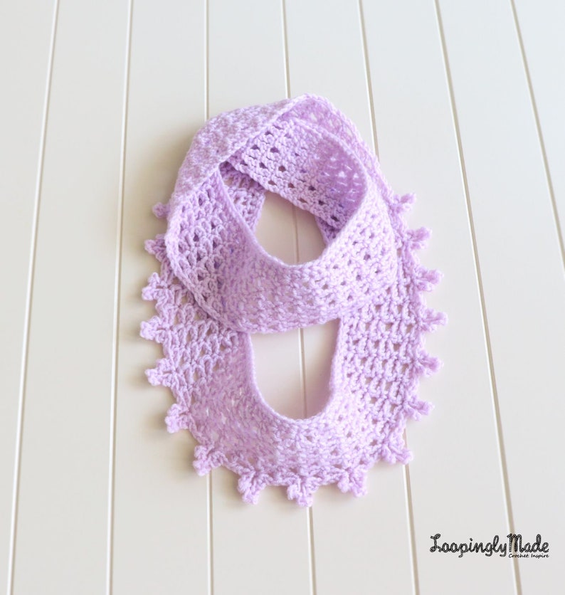 Crochet Cowl Pattern PDF Light and Lacy Crochet Cowl, Lacy Cowl, Women ...