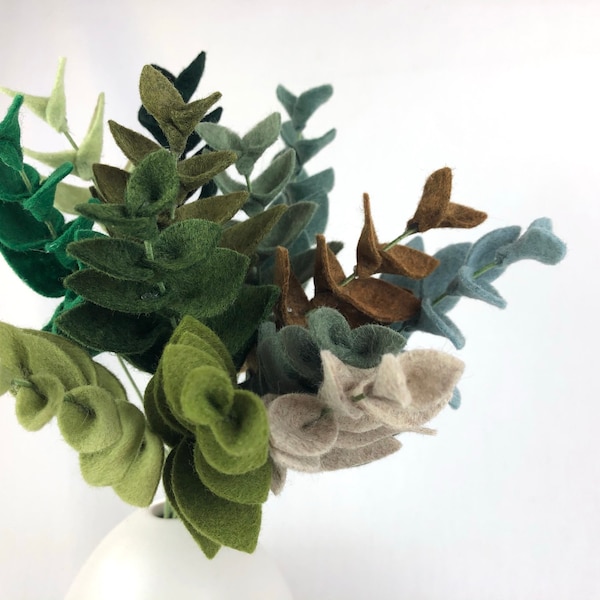 Felt Eucalyptus - Etsy