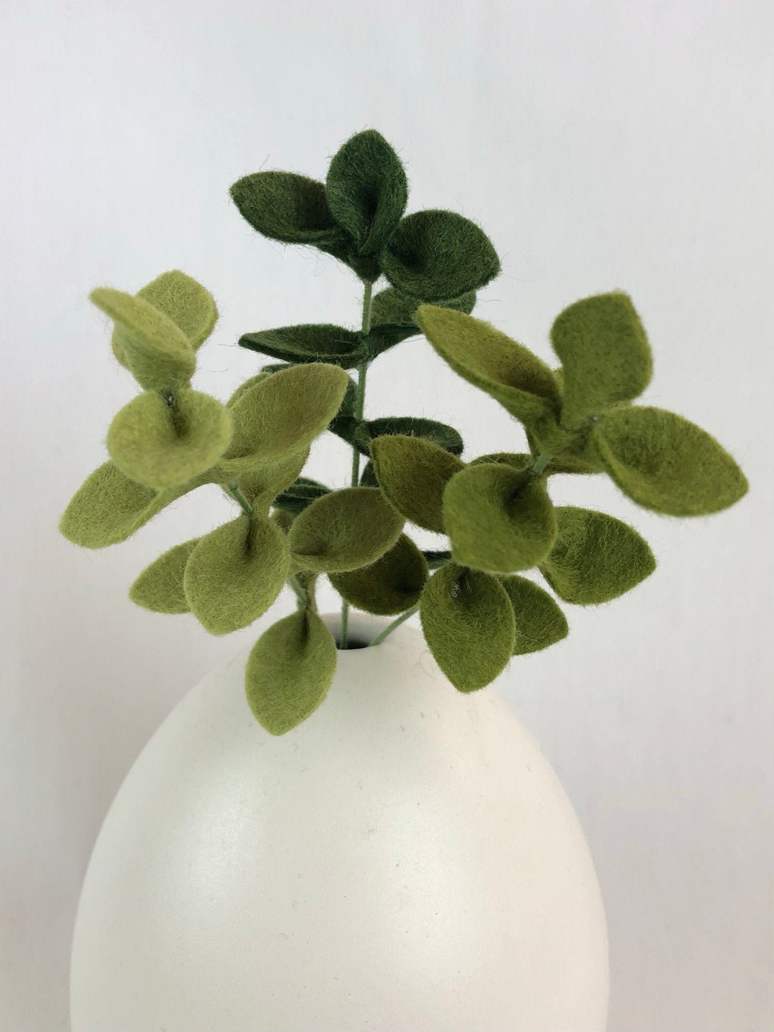 Leaves Stem Felt Greenery / Felt Foliage / Felt Leaves / - Etsy