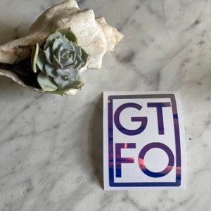 Gtfo Sign - Etsy