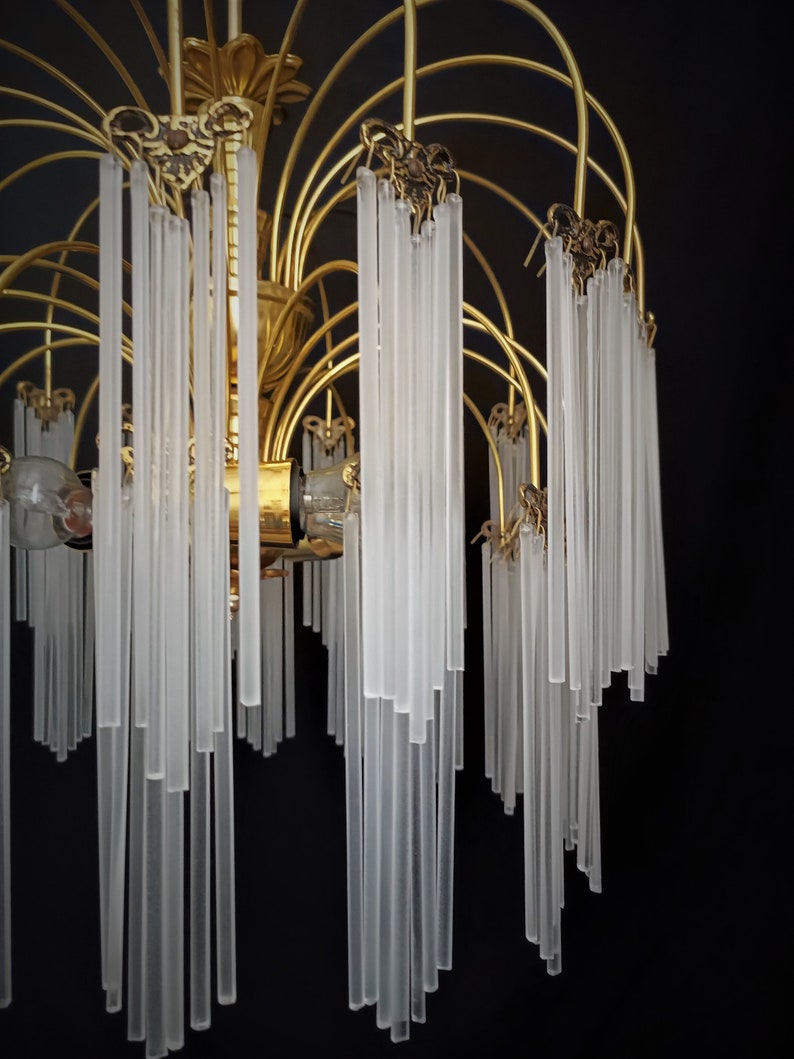 Vintage Art Deco Retro 80s Ceiling Hall Light Murano Milk - Etsy