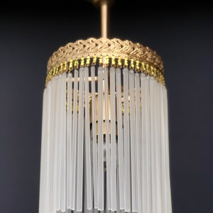 Vintage Art Deco Retro 80s Ceiling Hall Light Murano Milk Glass ...