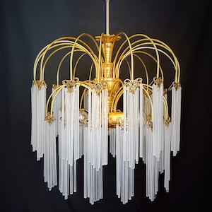 Vintage Art Deco Retro 80s Ceiling Hall Light Murano Milk - Etsy