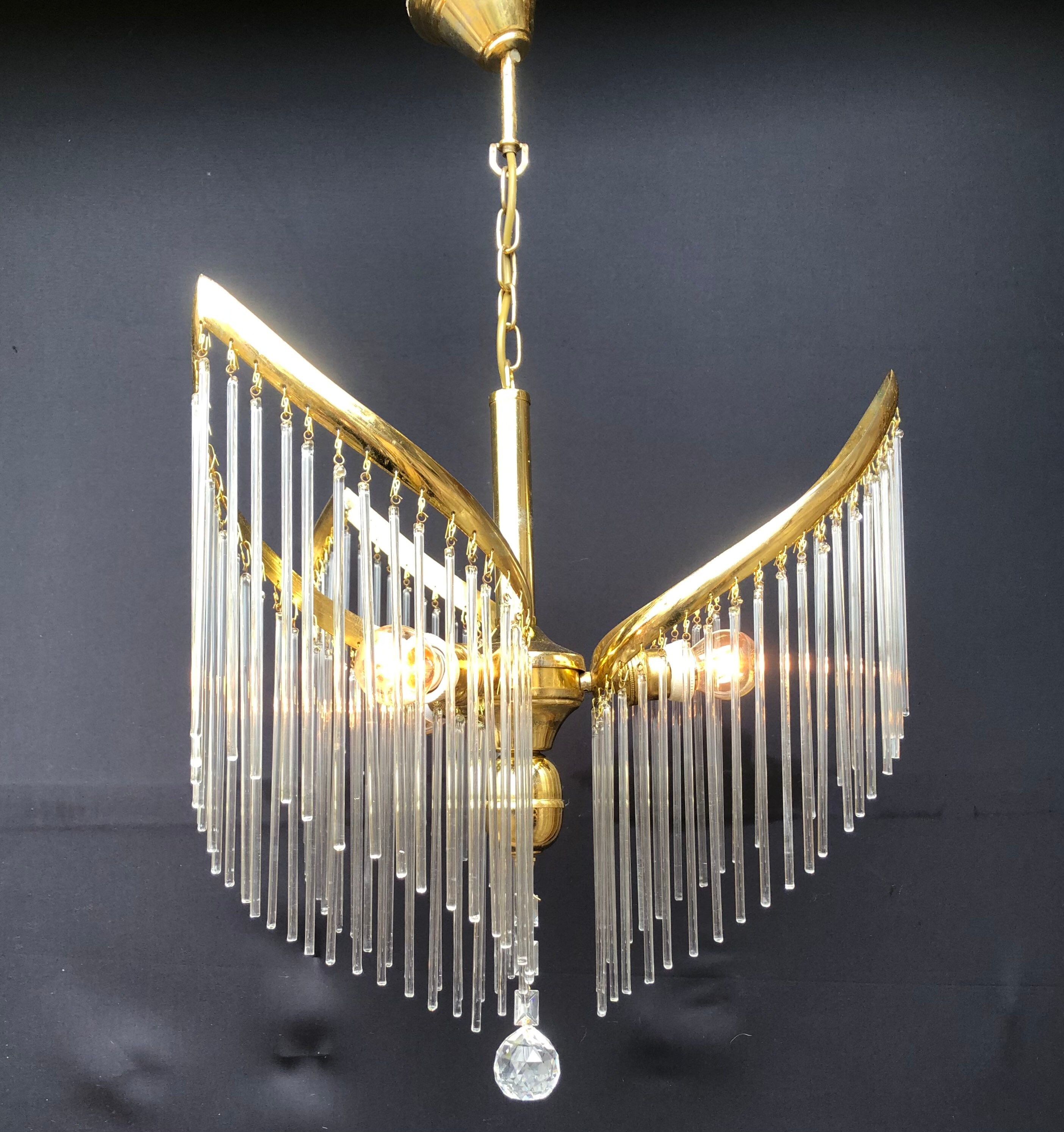 Vintage Art Deco Retro 80s Ceiling Hall Light Murano Milk - Etsy