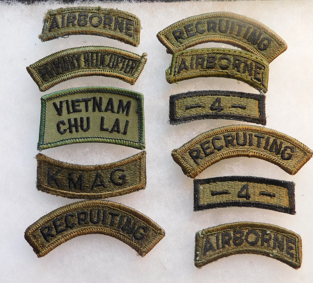 Lot of 11 Army Military Shoulder Tabs - Etsy