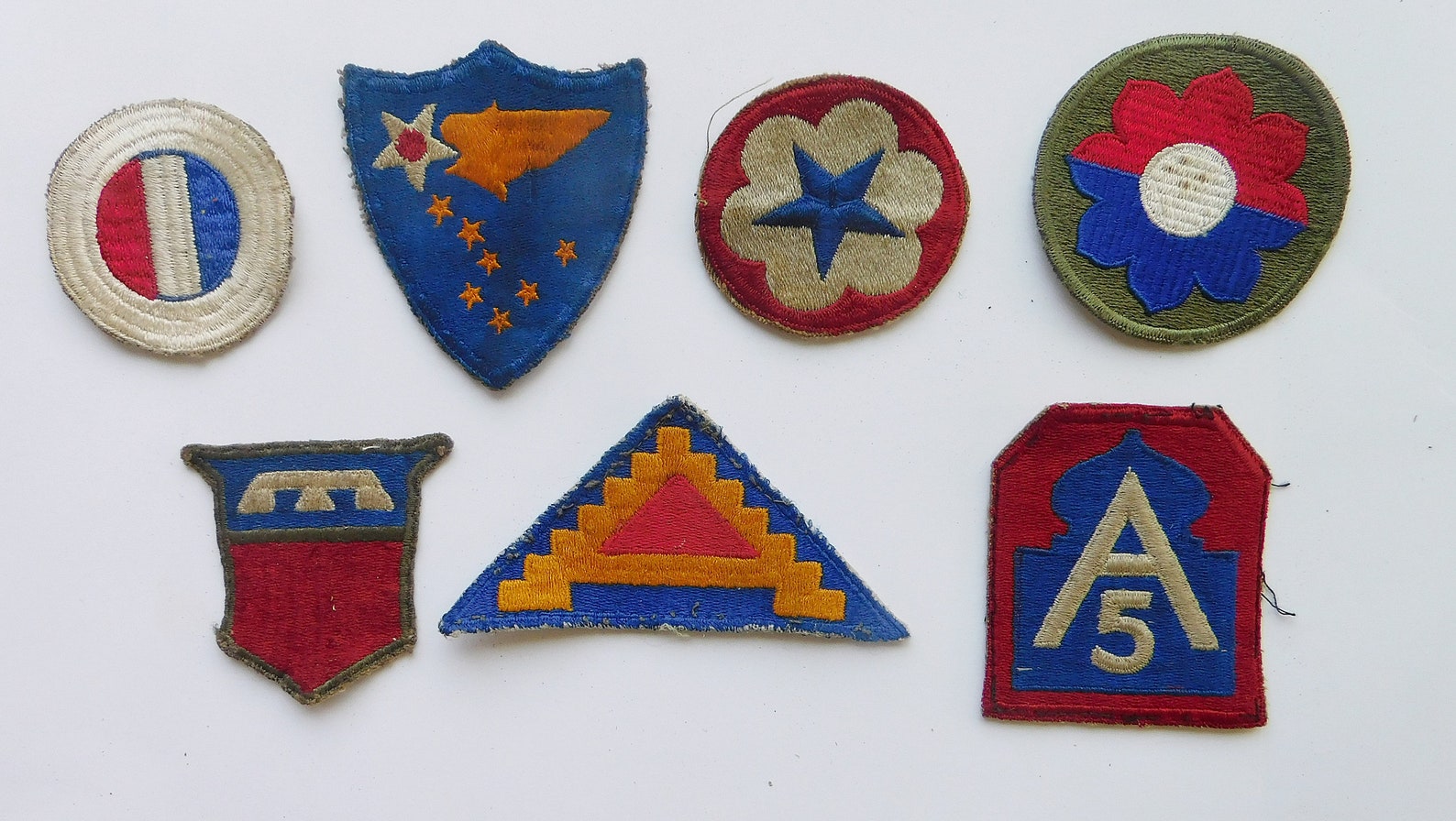 WWII Lot of 7 Original Army Patches - Etsy