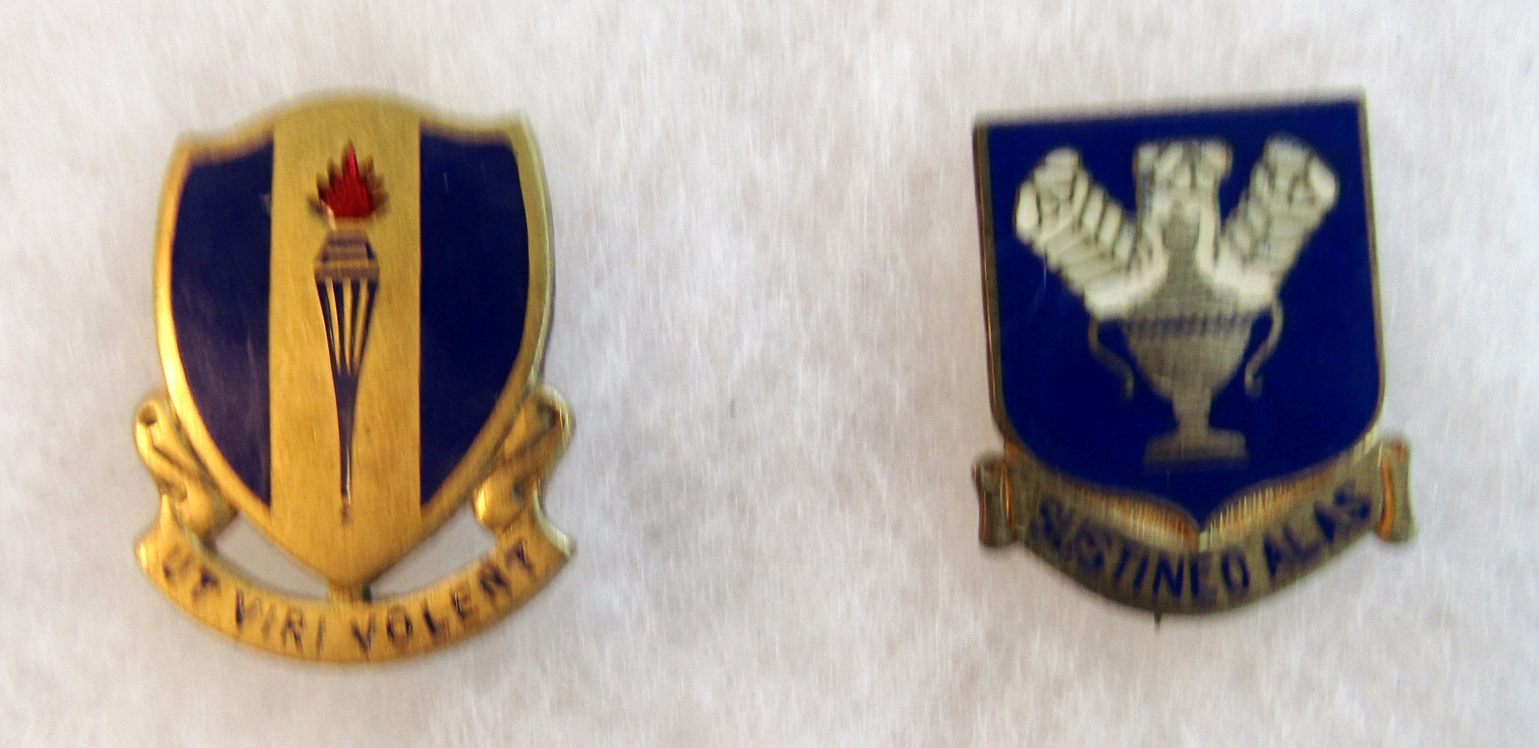 2 WWII USAAF Di's Distinct Insignia 1 is Sterling | Etsy