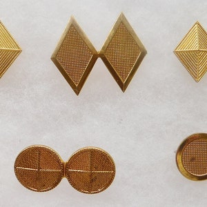 Lot of 6 Gold ROTC Rank Insignia - Etsy