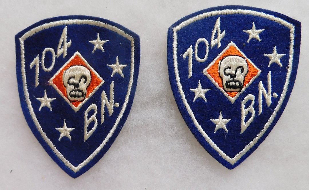 2 704th Marine Radier Bn Patches - Etsy
