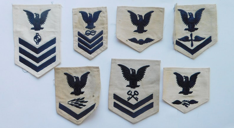 U.S. Navy Lot of 7 Shoulder Rates - Etsy