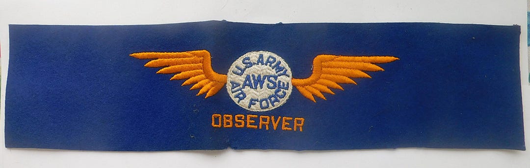 WWII U.S. Army AWS Observer Armband - Etsy