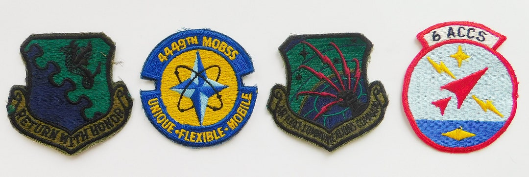 Lot of 4 U.S. Air Force Squadron Patches - Etsy