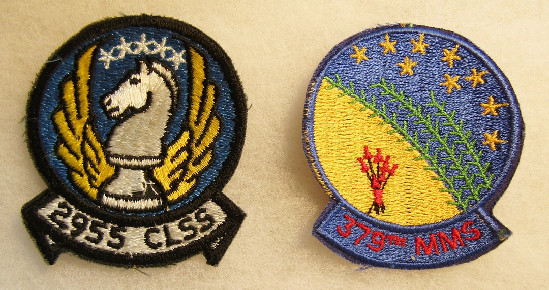 2 USAF 379th MMS and 2955 CLSS Squadron Patches - Etsy