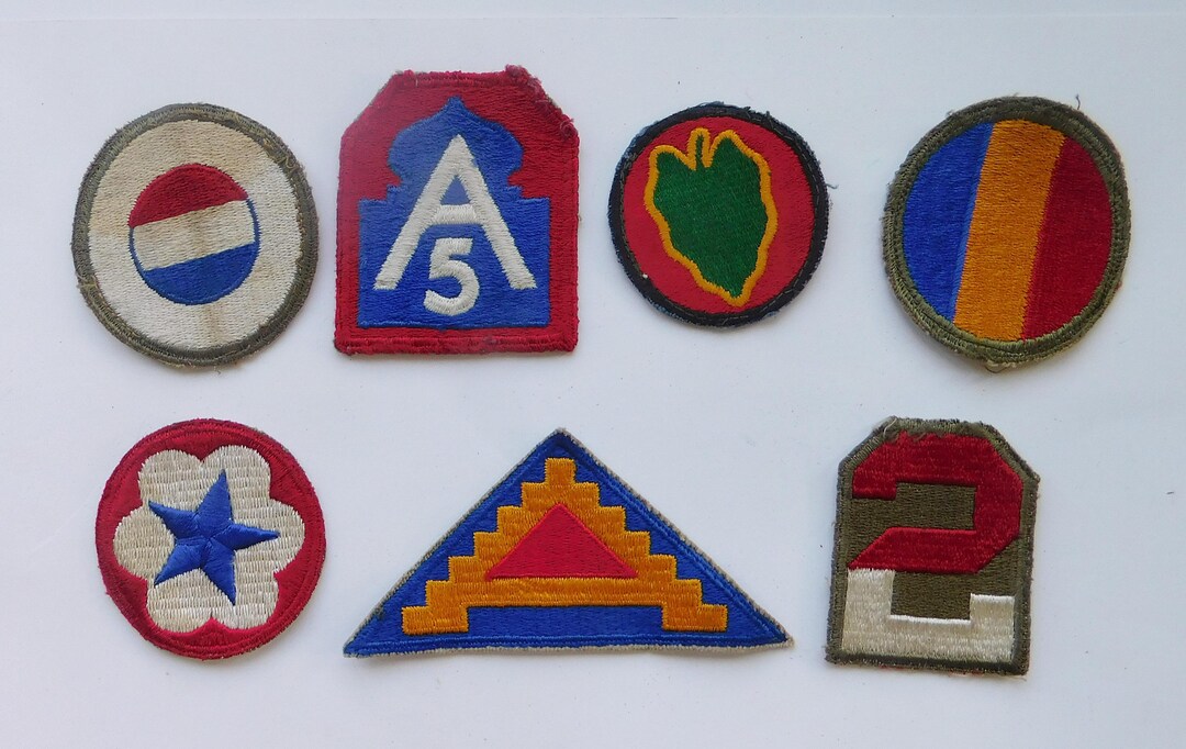 WWII Lot of 7 Original Army Patches - Etsy