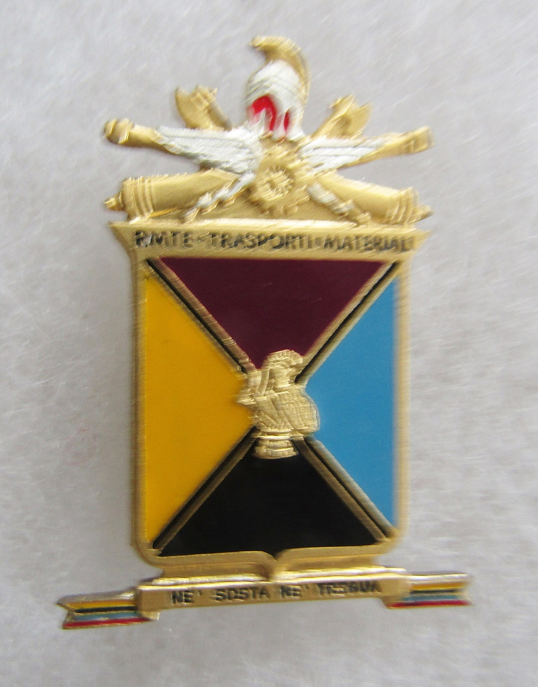 Italian Enameled Badge - Etsy