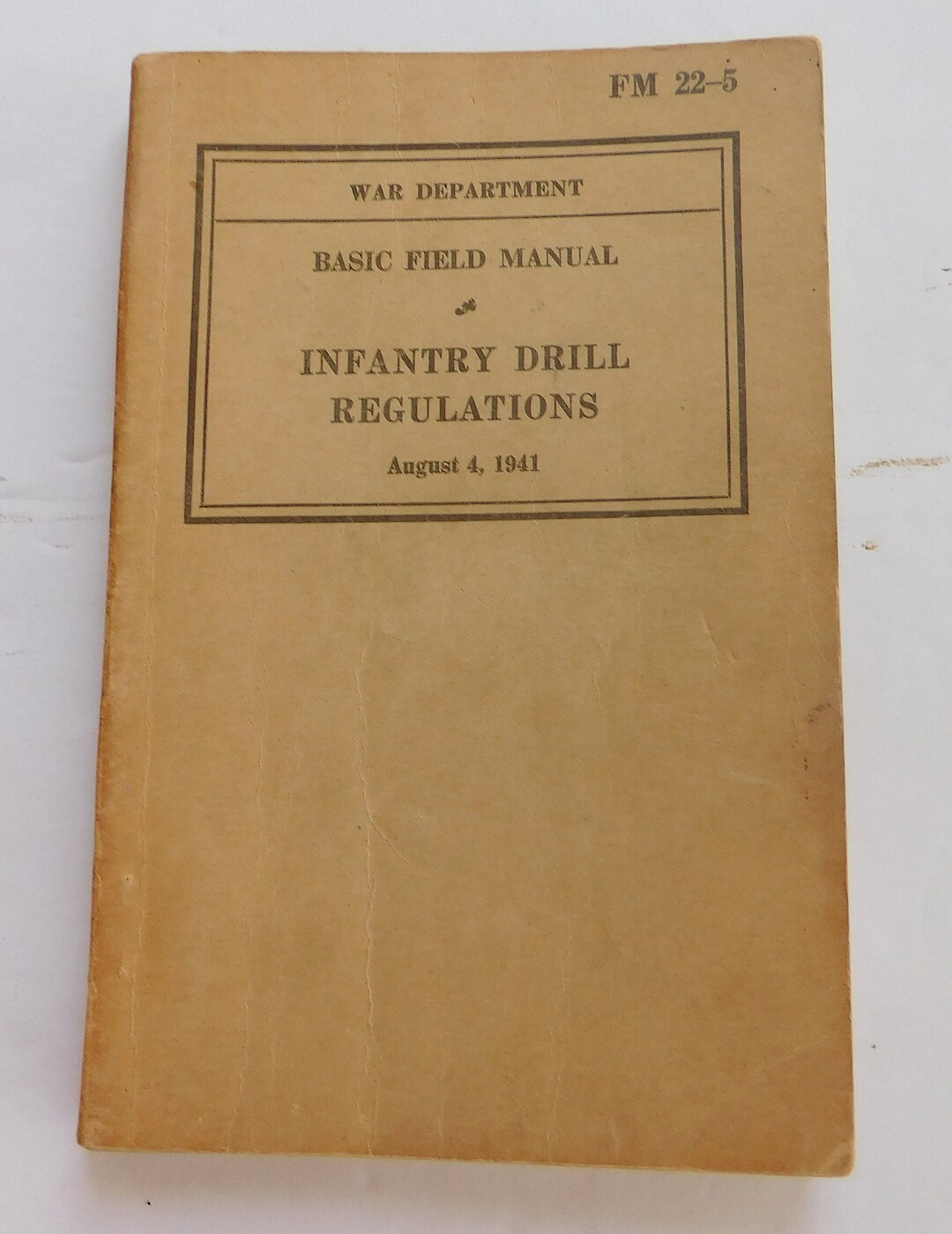 FM 22-5 Infantry Drill Regulations 1941 Manual - Etsy