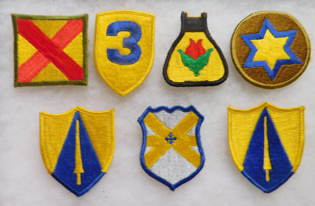 WWII Lot of 7 Cavalry Division Patches - Etsy