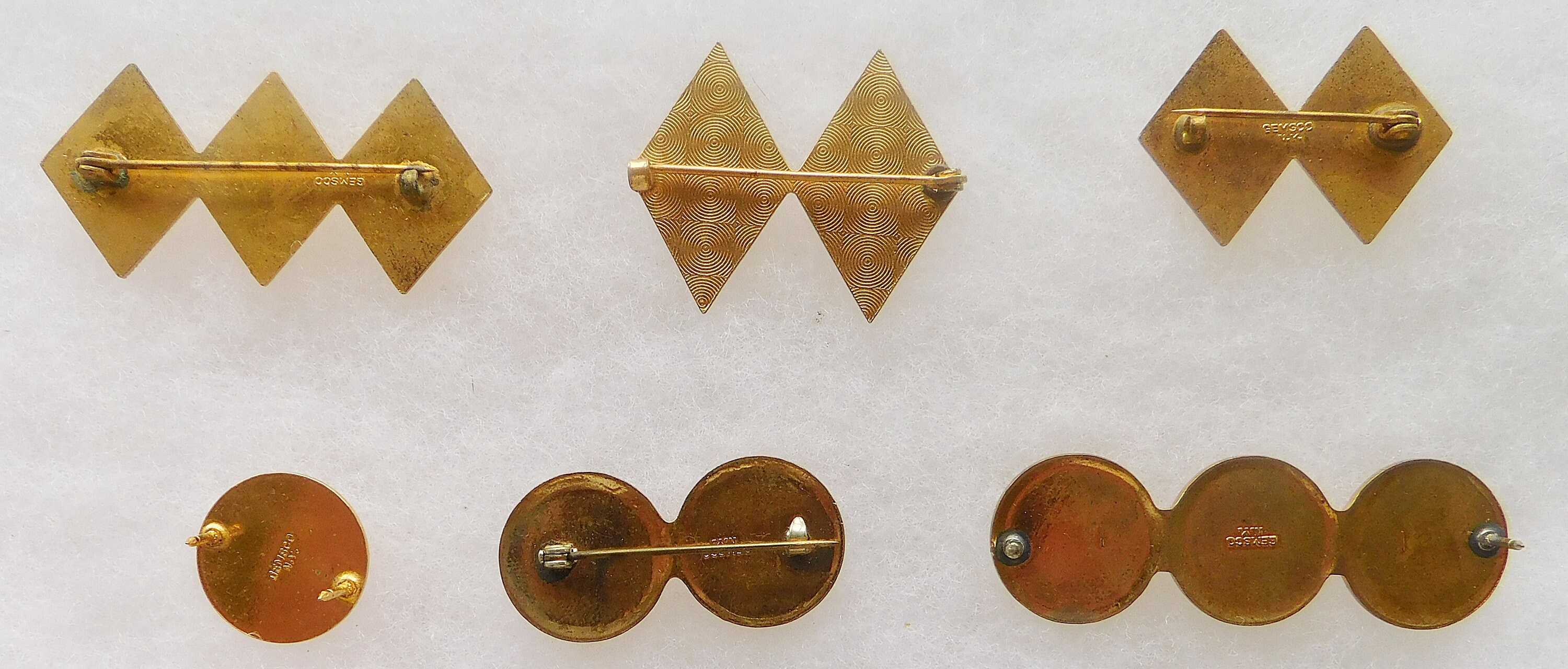 Lot of 6 Gold ROTC Rank Insignia - Etsy