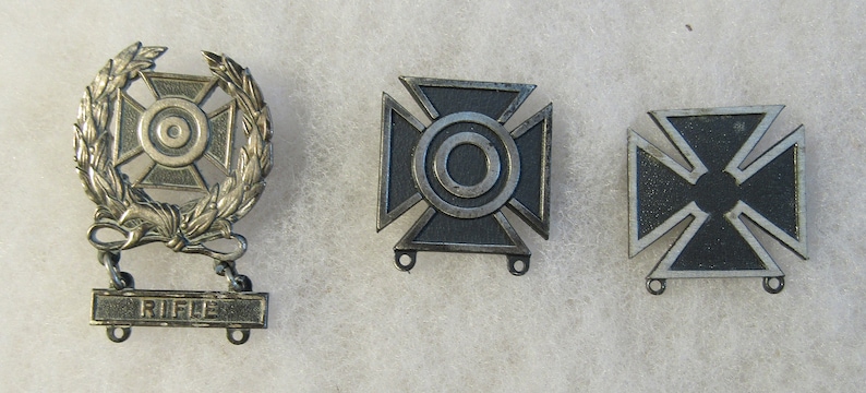 Lot of 3 U.S. Army Shooting Badges 2 - Etsy