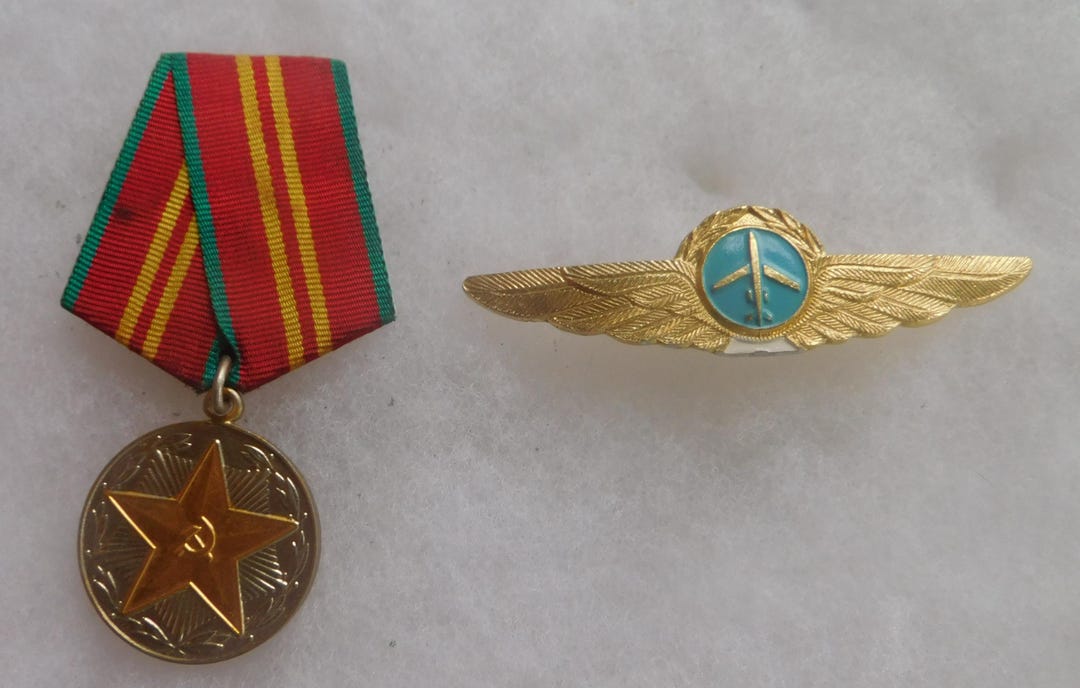 Russian Medal & Aviation Wing - Etsy