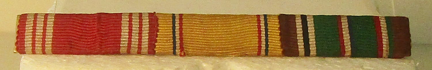 WWII Army 3 Place Ribbon Bar English Made - Etsy