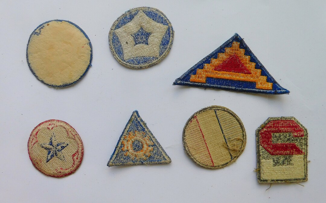WWII Lot of 7 Original Army Patches 02 - Etsy