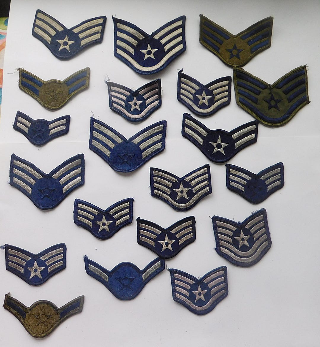 Large Lot of U.S. Air Force Chevrons - Etsy