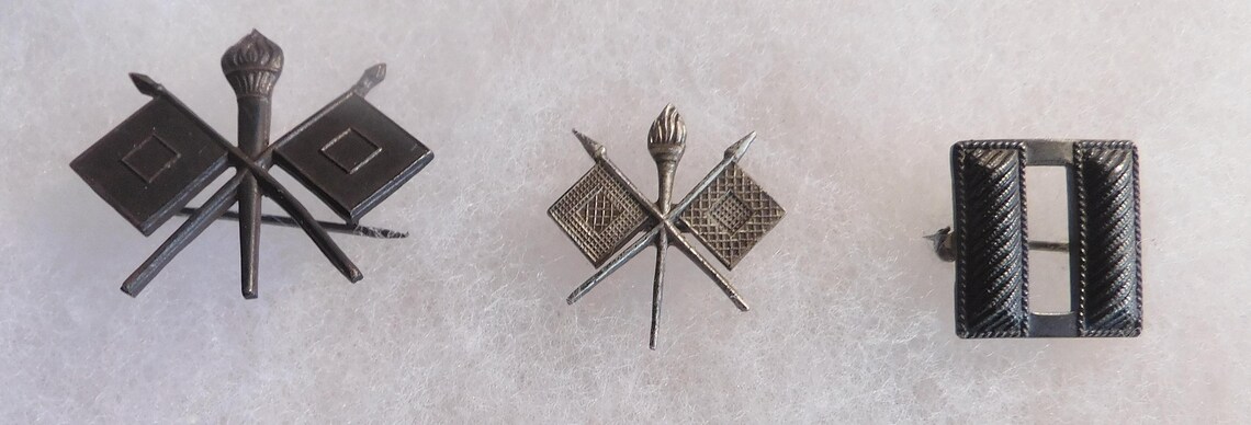 WWI Lot of 3 Military Insignia - Etsy