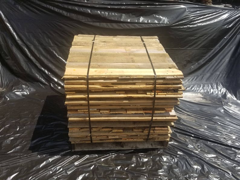 Bulk Reclaimed Pallet Boards 400 Board Cube - Etsy