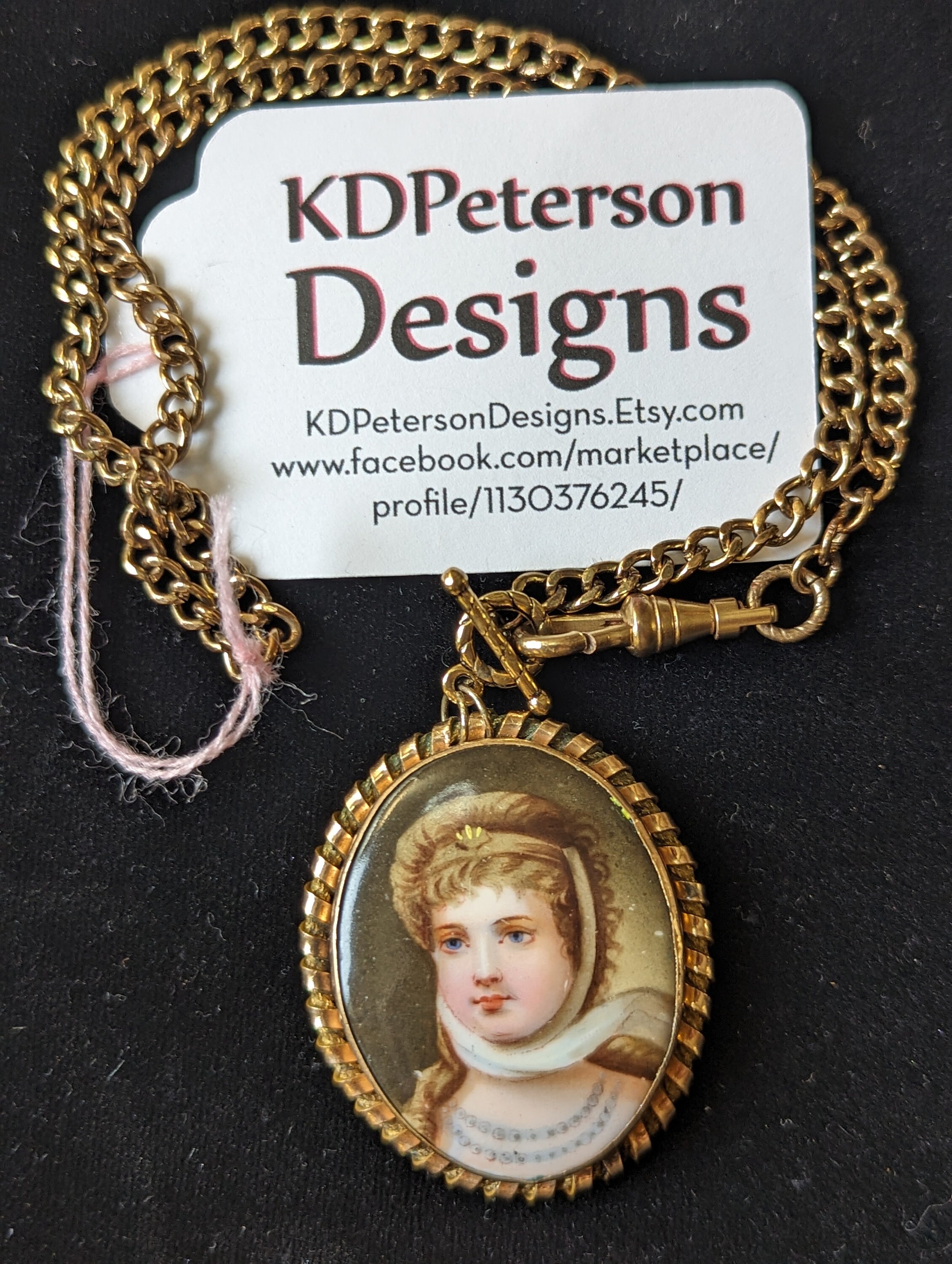 Late 19th Century Porcelain Portrait Brooch Pin - Etsy