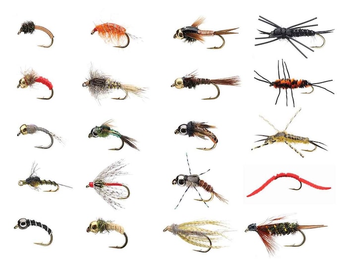 Fishing Flies Assortment - Fly Fishing - Hand Tied Fishing Flies ...