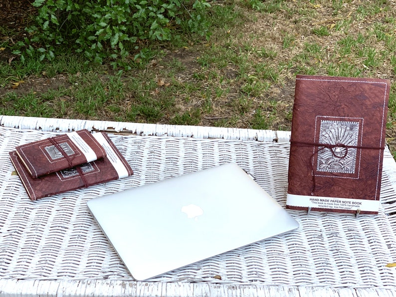 Recycled Paper Journal Custom Handmade Diary for Notes Book - Etsy