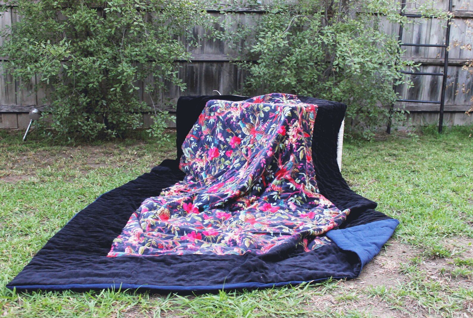 Velvet Quilt Cotton Quilt Patchwork Quilt Handamade Red Velvet | Etsy