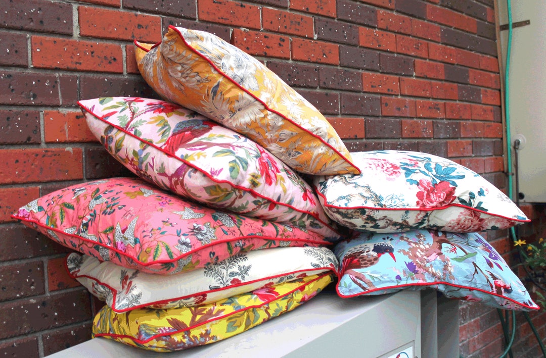 Cushions Retro Style, Vintage Style Floral Cushion Cover, Floral ...