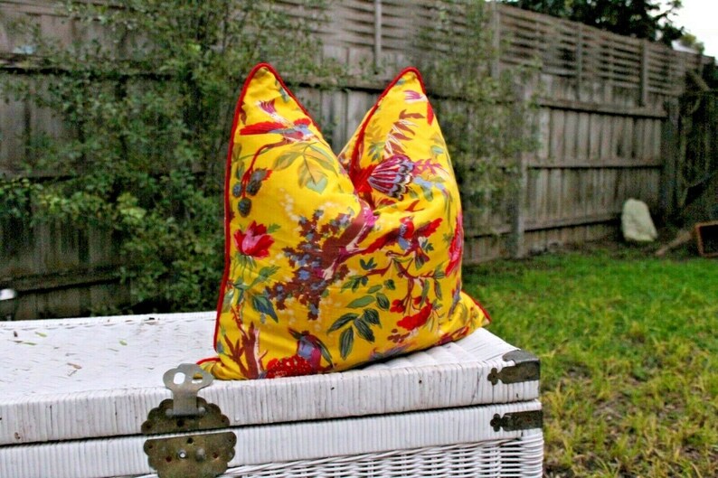 Cushions Retro Style Vintage Style Floral Cushion Cover | Etsy