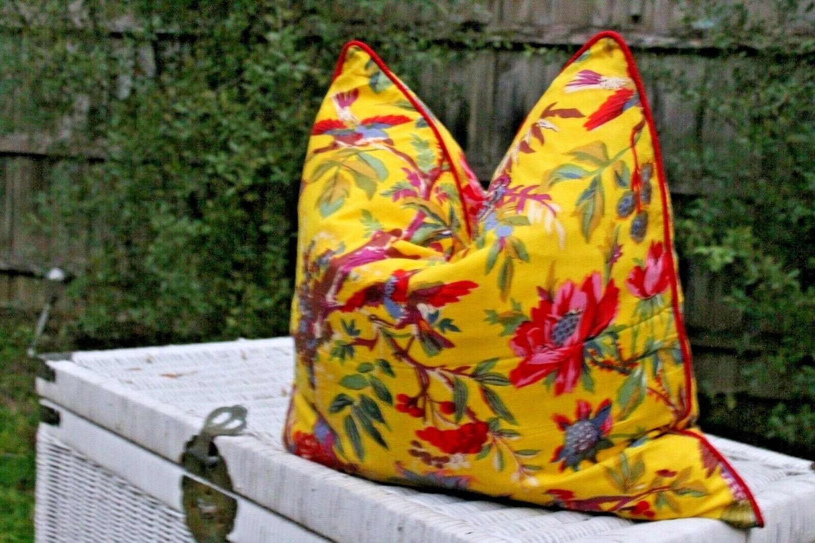 Cushions Retro Style Vintage Style Floral Cushion Cover | Etsy