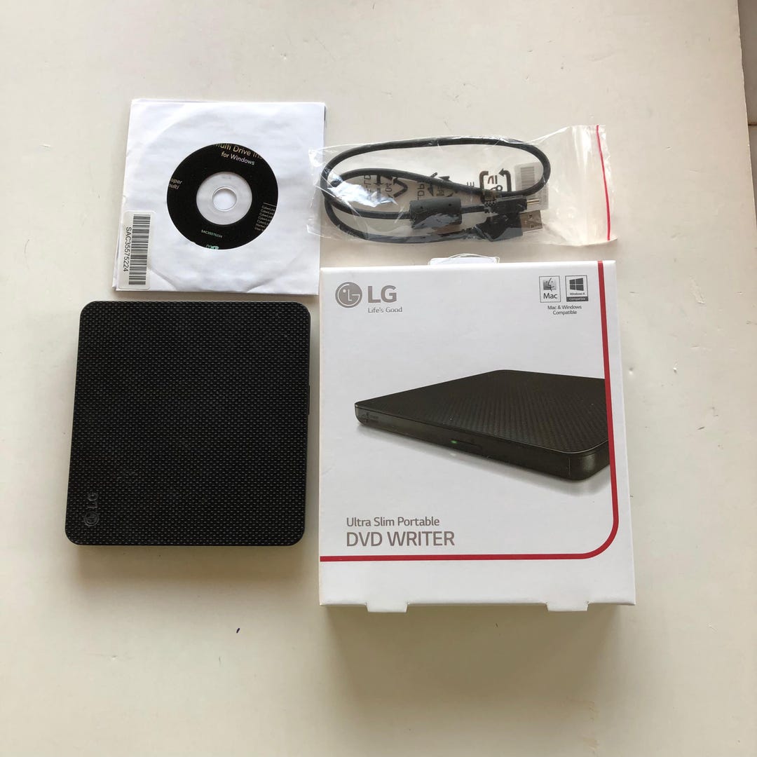 LG Ultra Slim Portable DVD Writer Model SP80NB60 Etsy LG Ultra Slim Portable DVD Writer Model SP80NB60 Etsy
