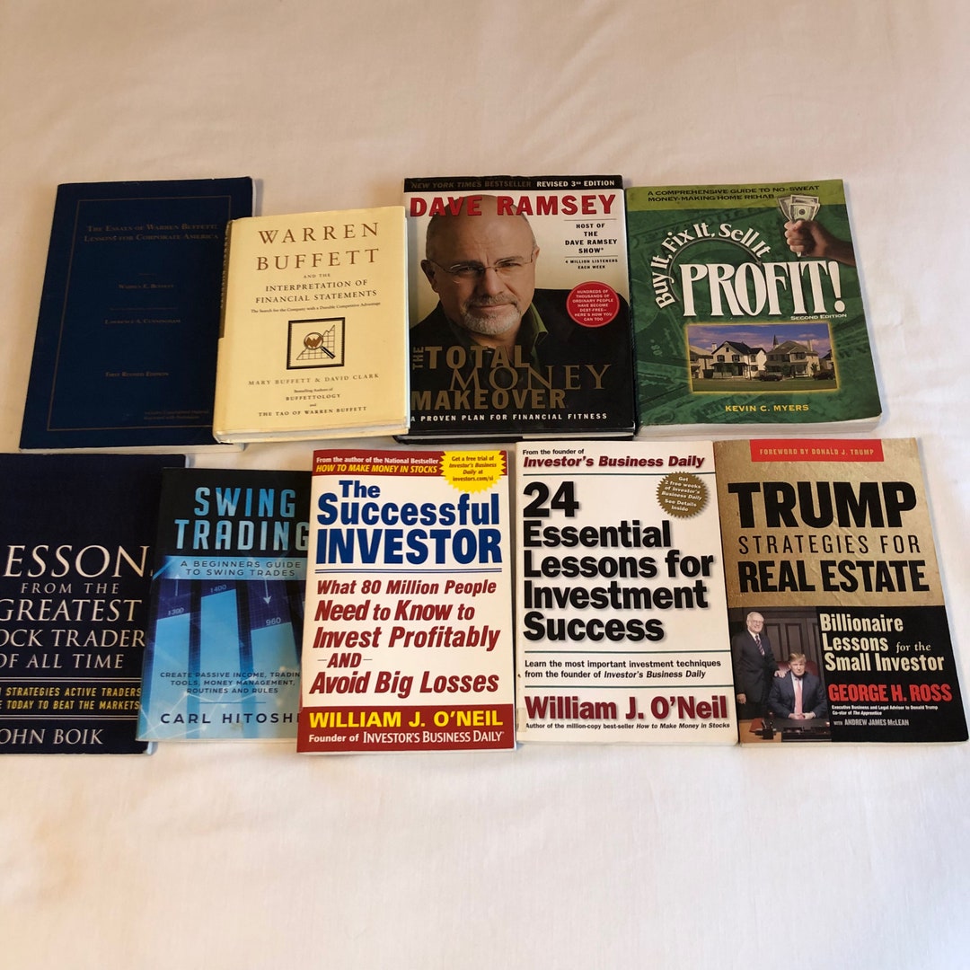 Lot of Investment, Stock, Financial Books William O'neil and More - Etsy