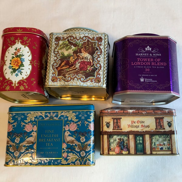 Tea Tins - Etsy