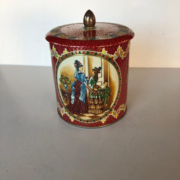 English Biscuit Tin - Etsy