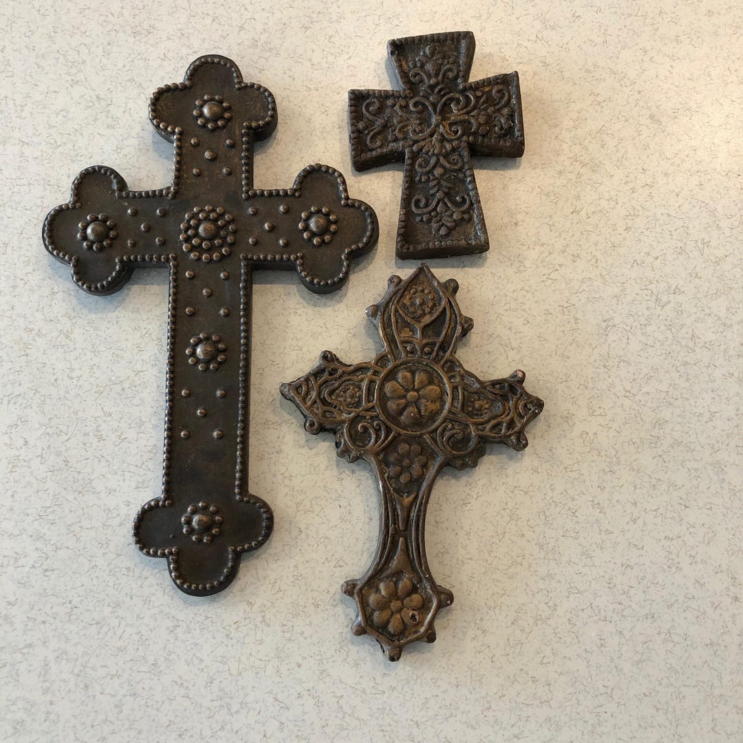 Vintage Ornate Spanish Crosses Wall Art - Etsy