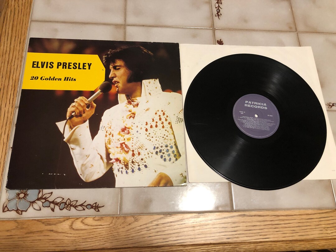 Elvis Presley "20 Golden Hits" Lp Patricia Label Made in Germany Lp - Etsy