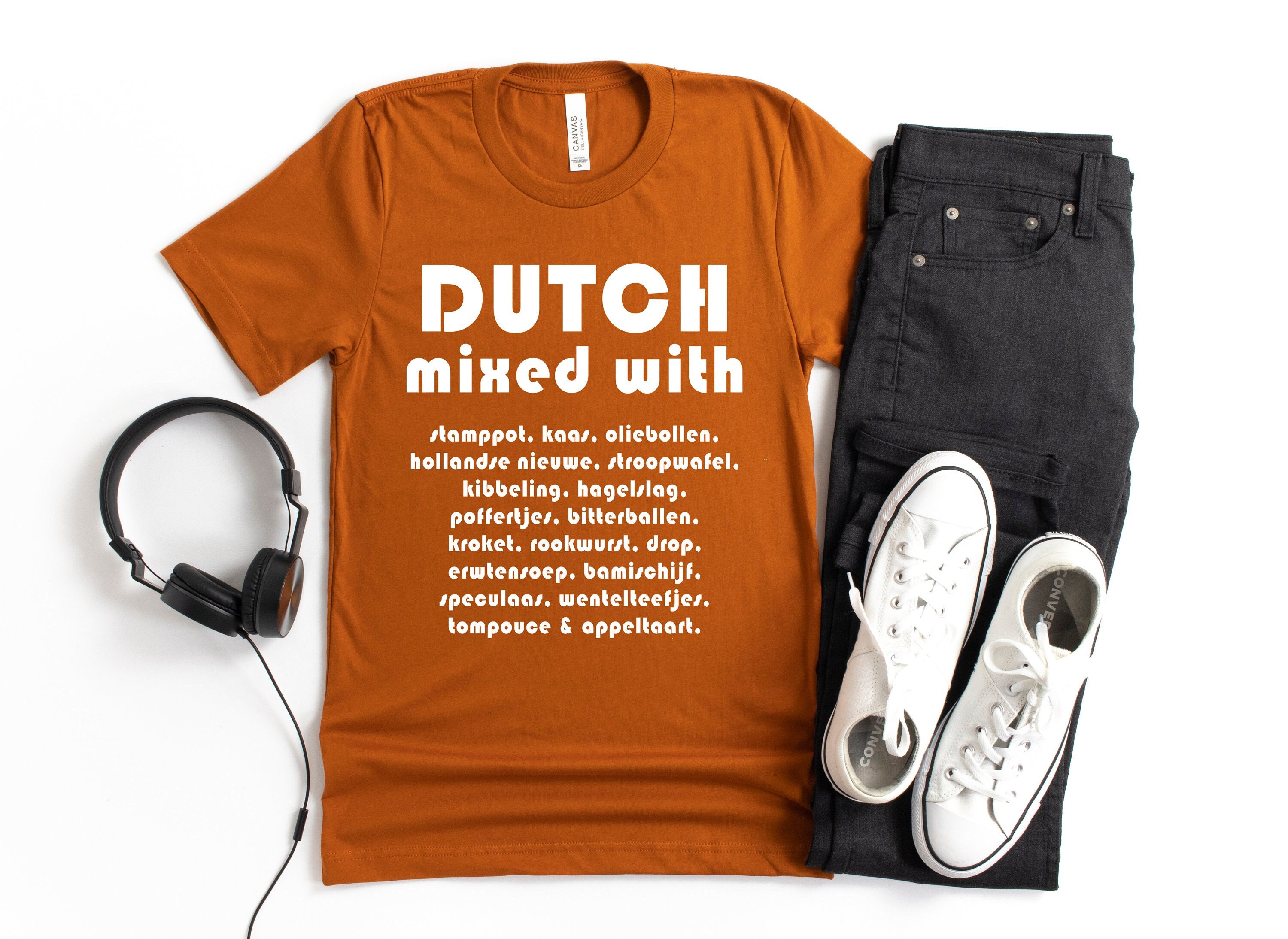 The Netherlands Shirt Dutch Foods Gift, Dutch Clothing Unisex T-shirt ...